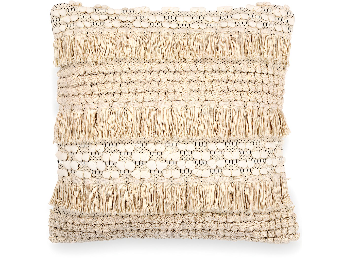 Cuscino in stile boho Bali - Copertura e riempimento inclusi - Chelay