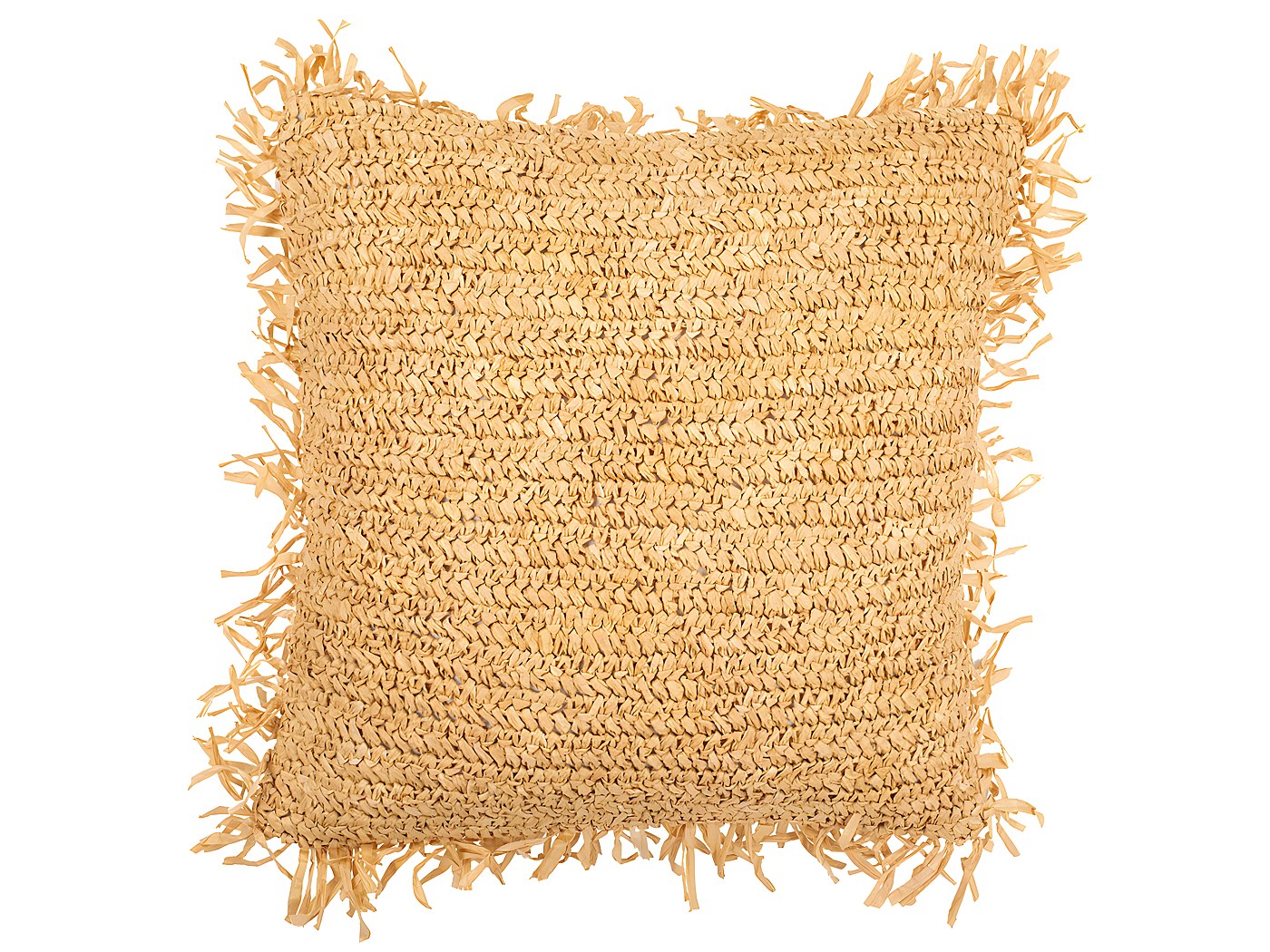 Coussin de style boho Bali - Housse et Rembourrage inclus - Alicia Naturel