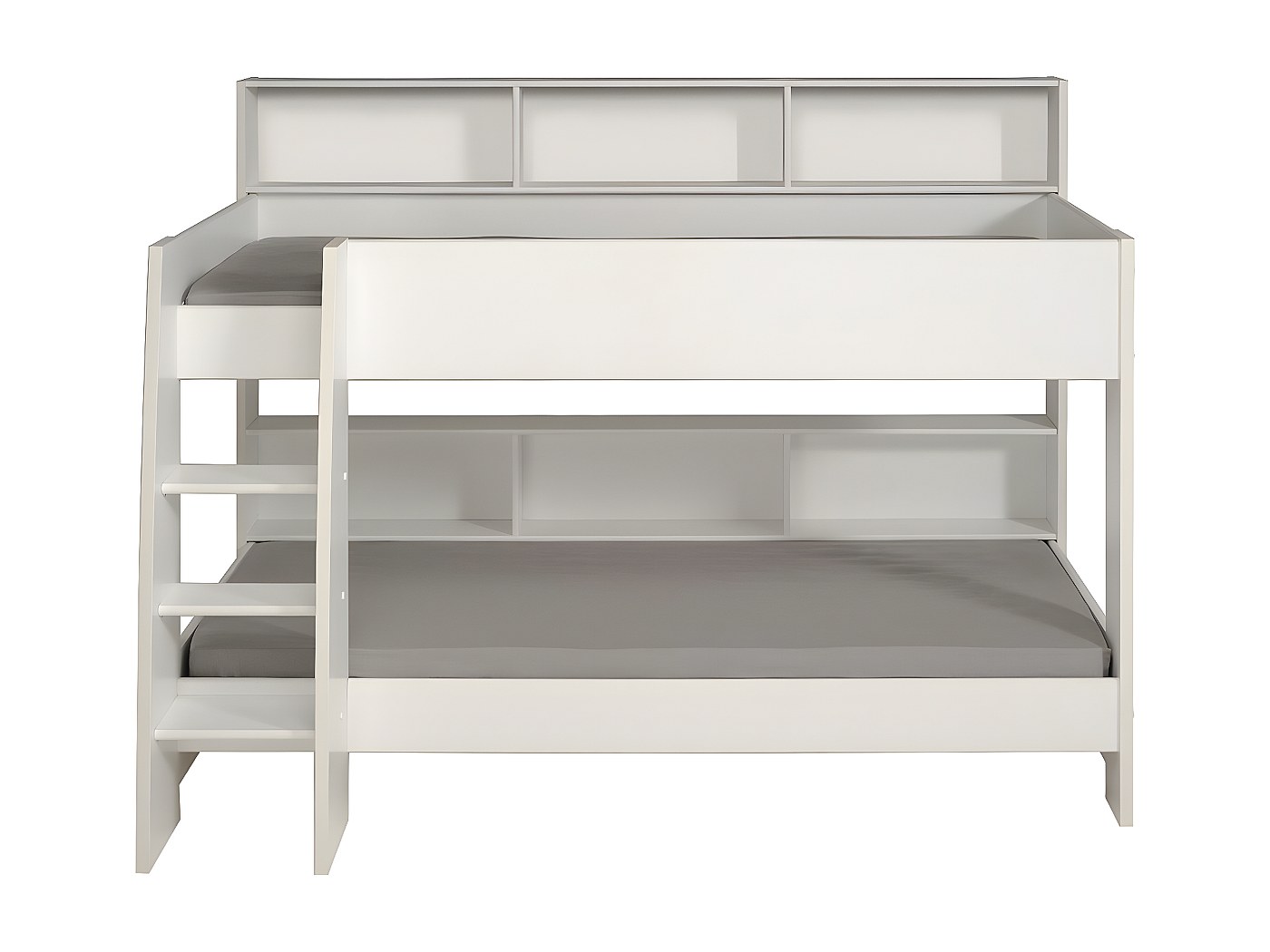 Lits Superposés avec Niches de rangement - 90x200 cm - Leo