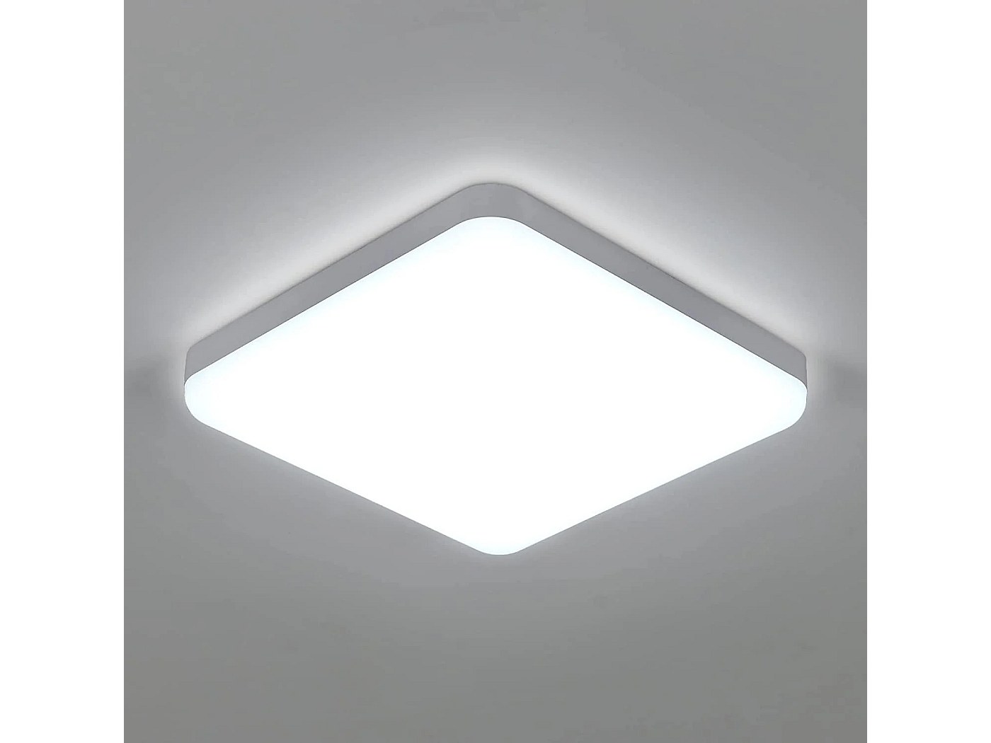 Luz de techo LED cuadrado moderno - blanco - 25*25*5.5cm- 32W- IP54 ...