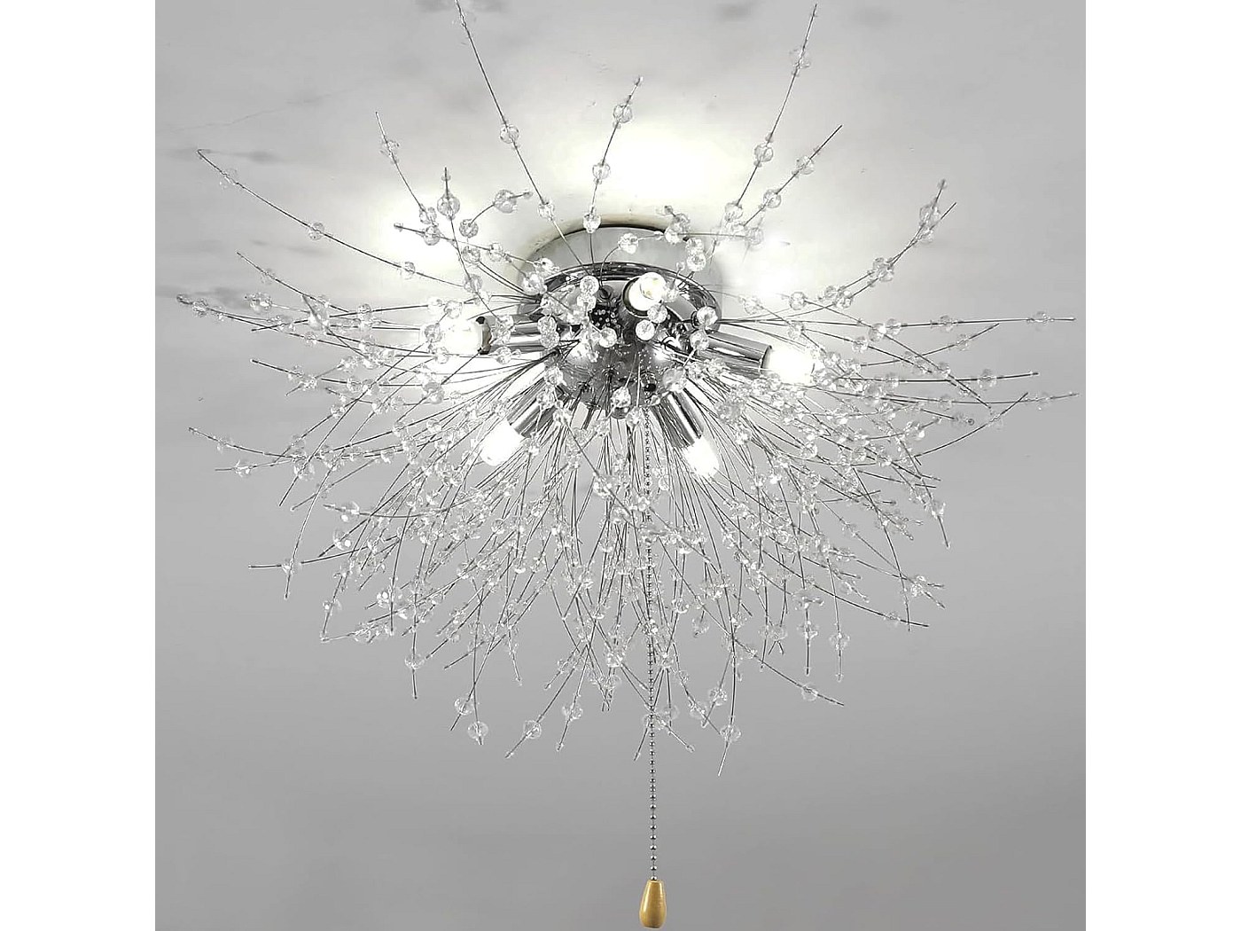 Luce a soffitto a LED CRYSTAL, moderni fuochi d'artificio lampadari ...