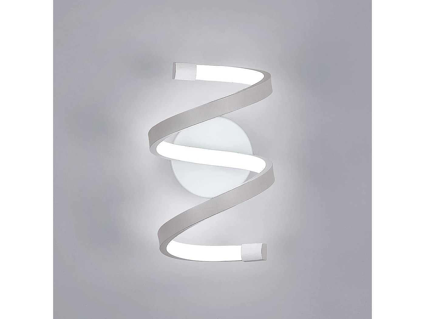 Luce a parete a LED moderna - bianco - 21,5*14*19cm - in alluminio - 19w