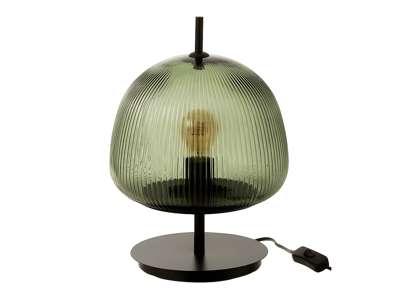 Lampe à Poser en Verre "Oasis" 25cm Vert