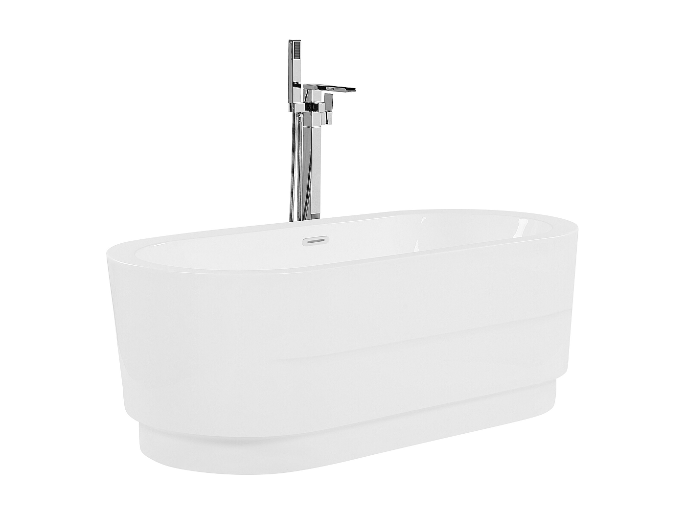 Vasca da bagno bianca freestanding ovale 170 cm EMPRESA