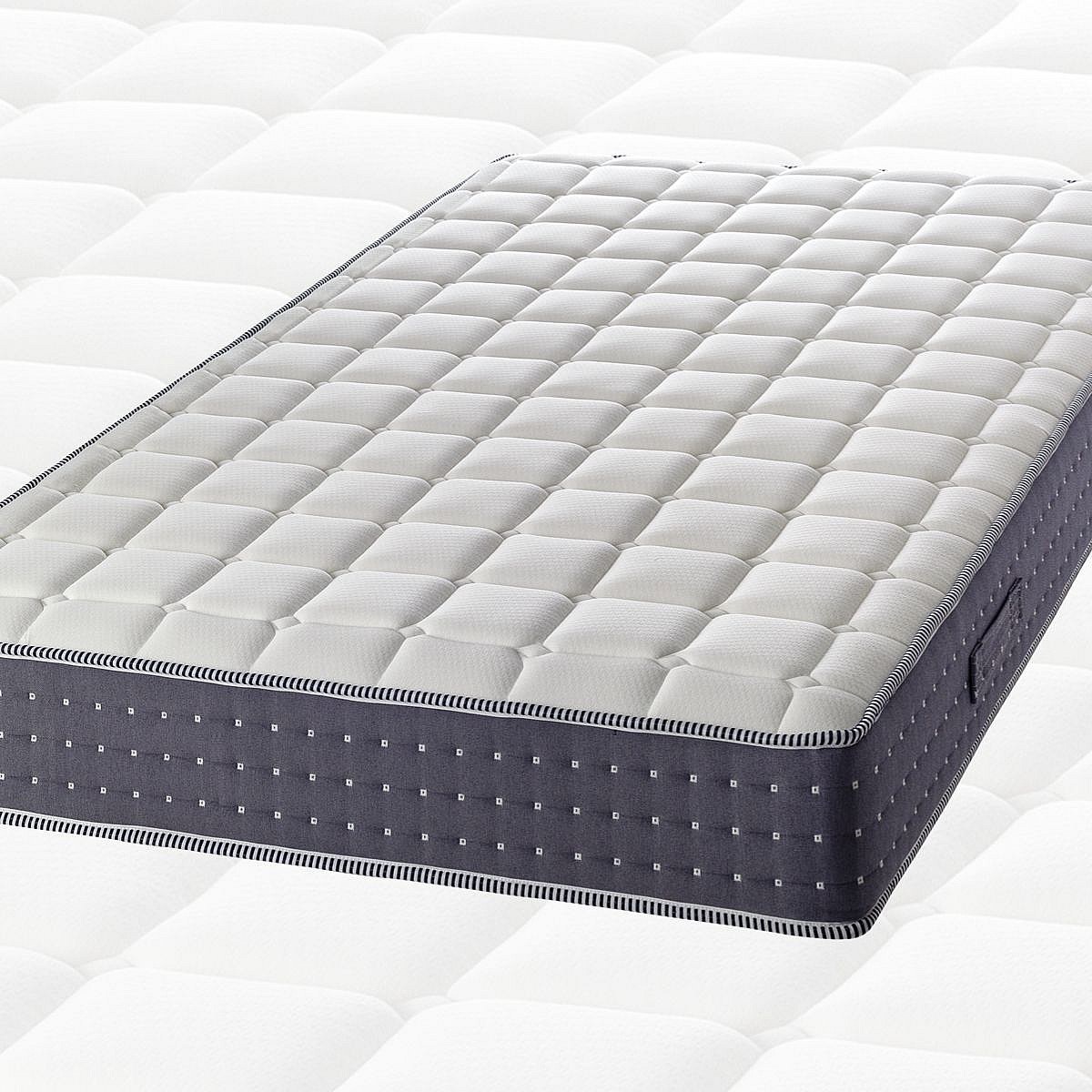 SILHOUETTE - Pack Matelas + NeoKit Gris Anthracite 160x200