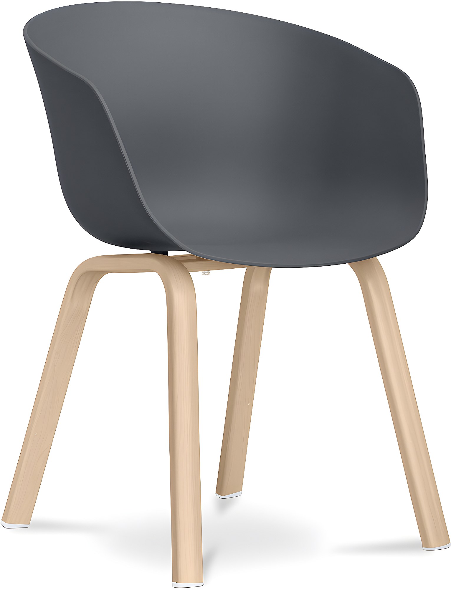 Chaise Maylis design scandinave - Mat Gris foncé