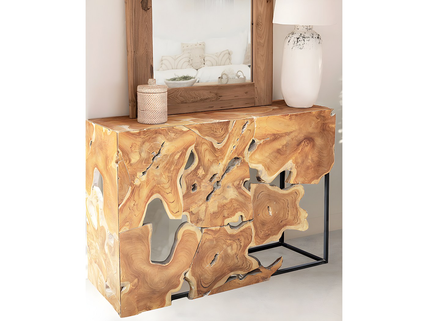 Hamali - Console en teck massif