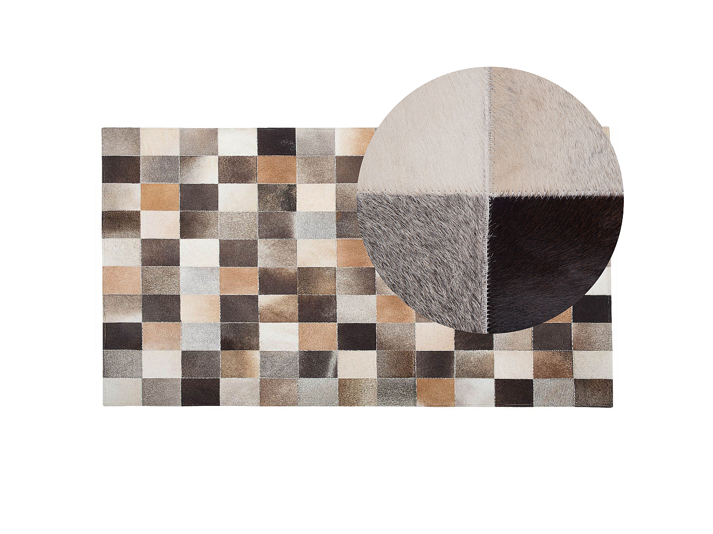 Kuhfell Teppich 200 X 300