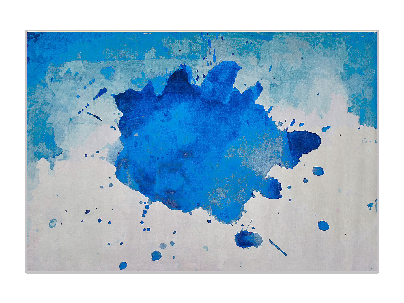 Tappeto blu 140 x 200 cm ODALAR