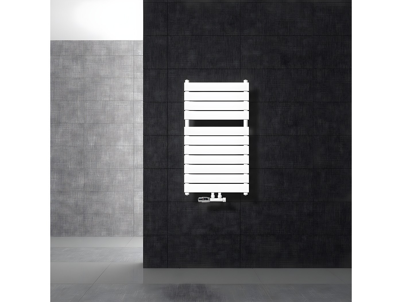 ECD Germany Radiador de diseño de vapor no eléctrico - 500 x 800 mm ...