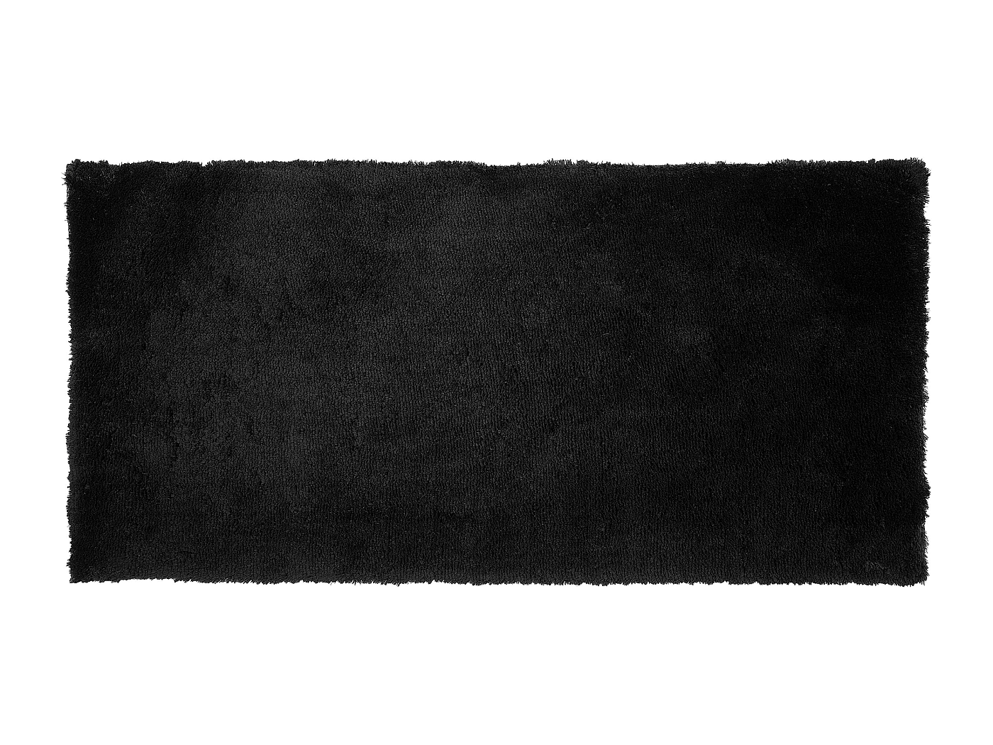 Alfombra negra 80 x 150 cm EVREN
