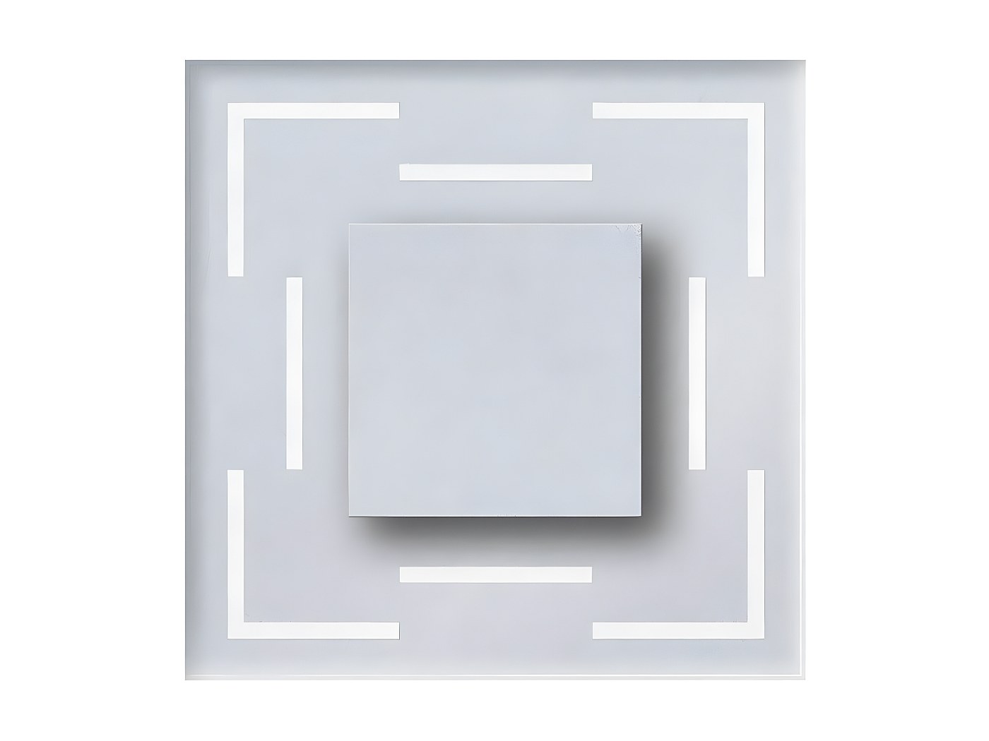 Spot Cristal - Argent - 7,5x4,5x7,5 cm - EPIKASA
