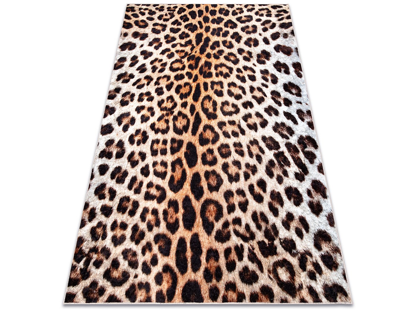Tapis lavable MIRO 51568.804 Motif léopard antidérapant - crème / m ...