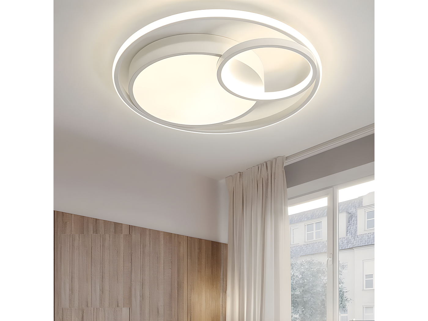 plafonnier led, lampe de plafond 50w 5600lm, plafonnier led moderne ...