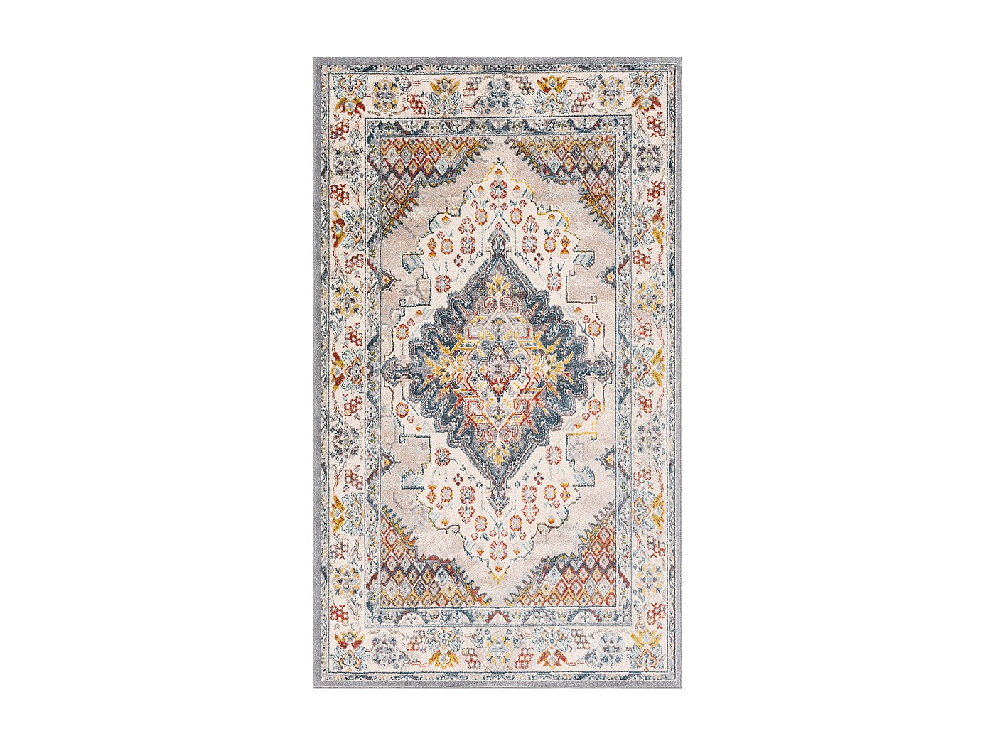 Vintage Oosters Loper Gang JADE - 80x150cm - Meerkleurig