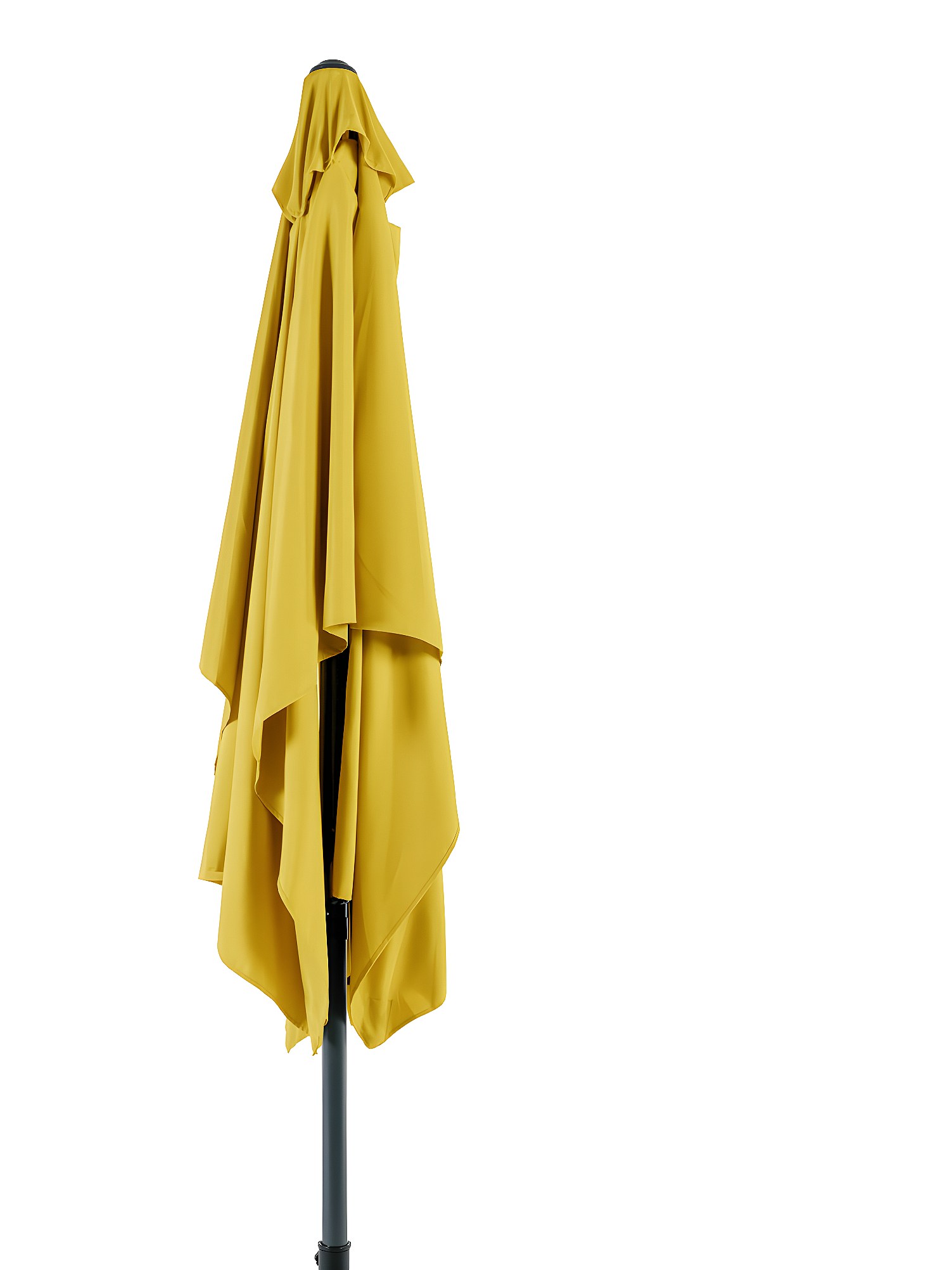 Parasol Rectangulaire Jaune Solaire 2x3m 38mm - Aluminium