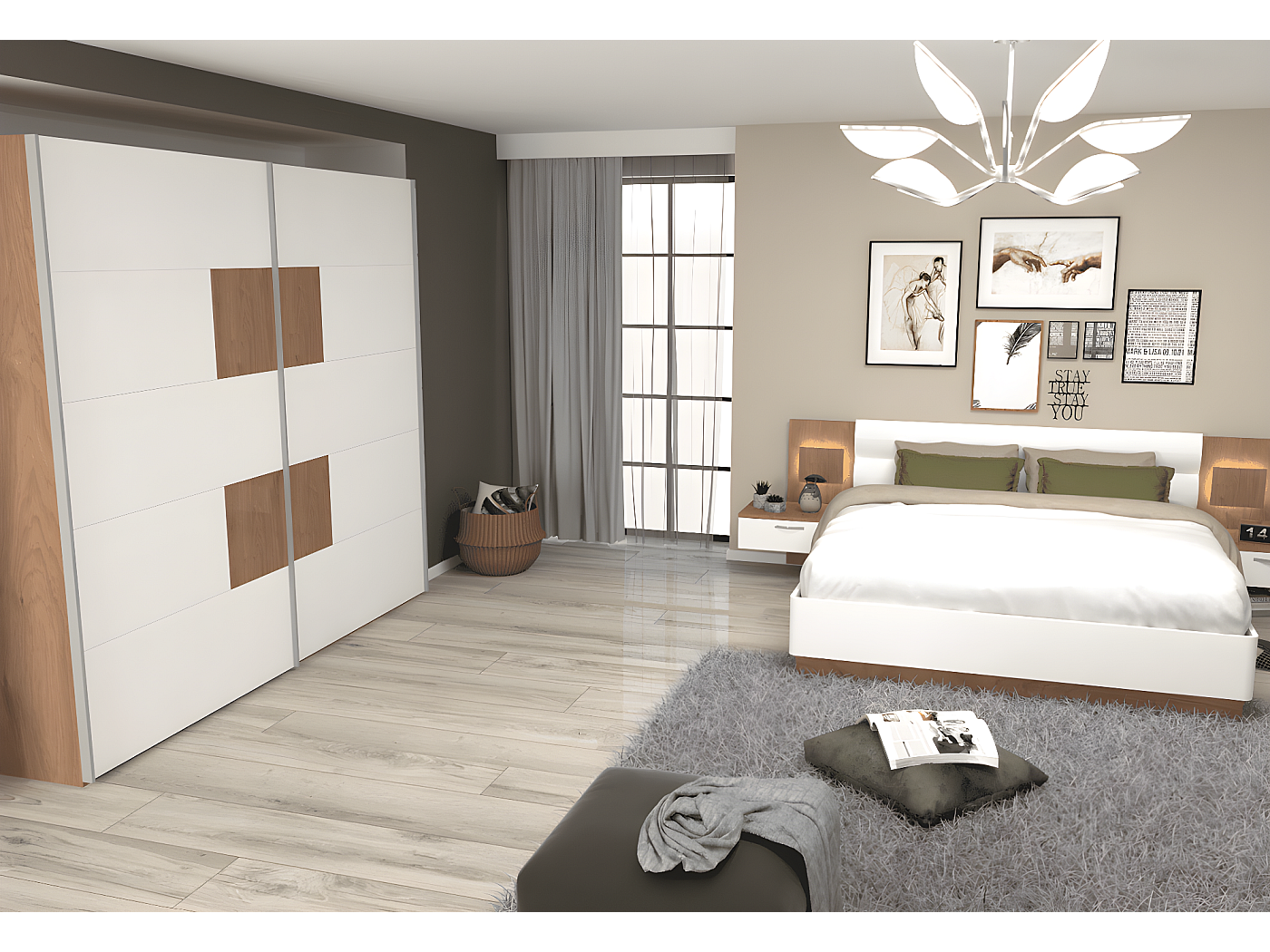 Set de chambre Capri