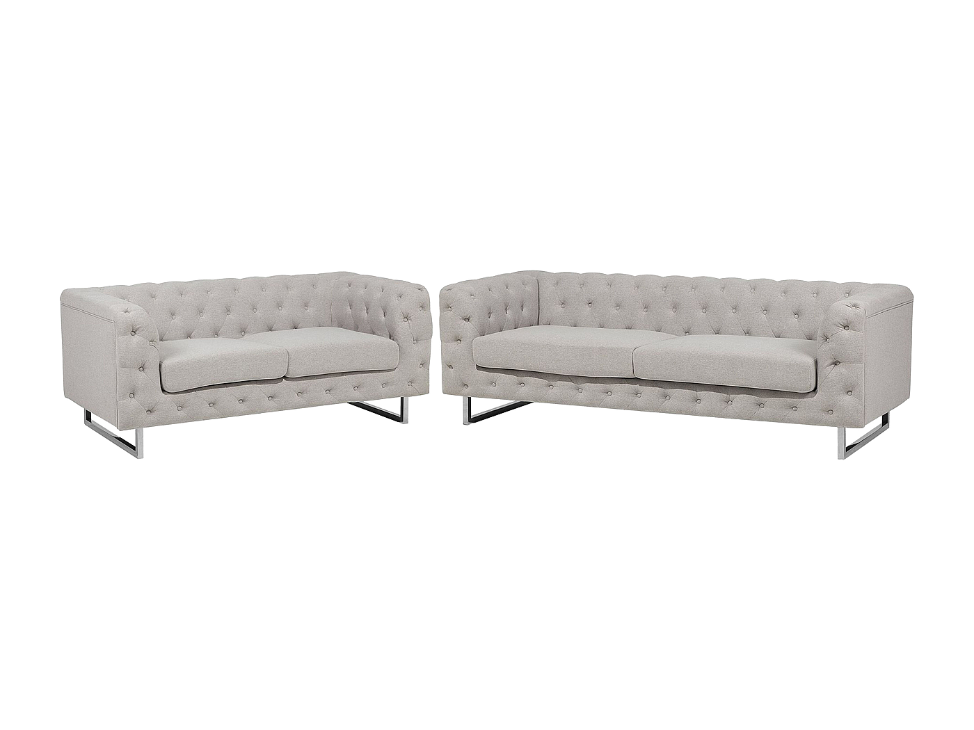 Set divani 5 posti colore beige VISSLAND