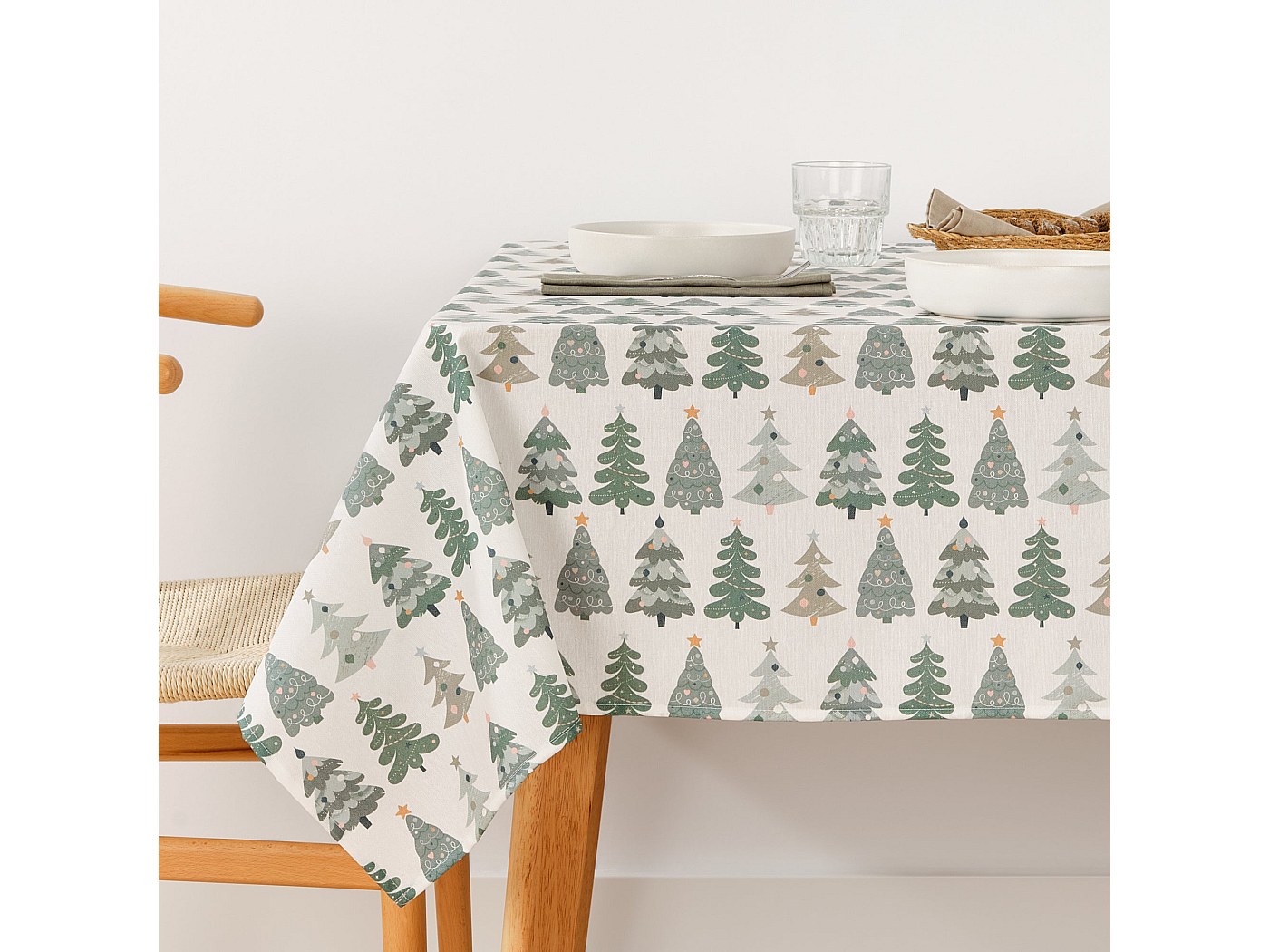 Nappe enduite anti-taches Merry Christmas 81 100x140 cm