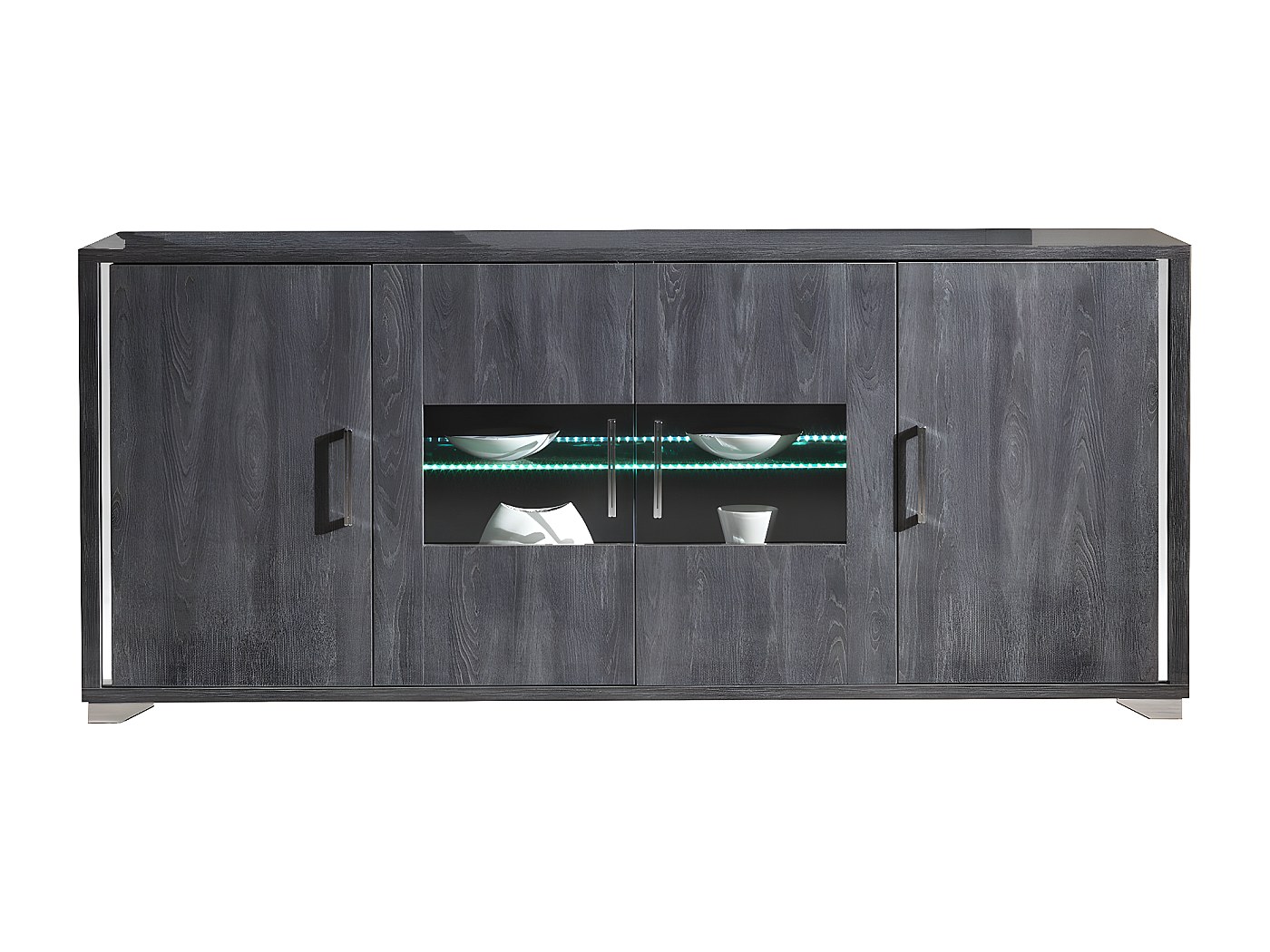 DAISY - Buffet 4 Portes avec Eclairage Led