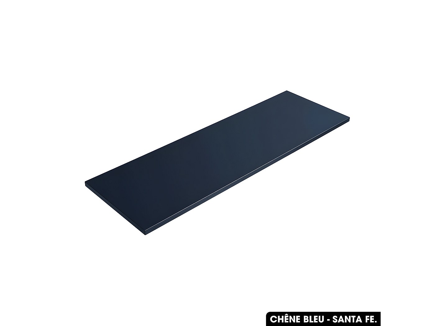 Plan de vasque en bois | CHÊNE BLEU - SANTA FE | L.60 x P.46 x H.2,5