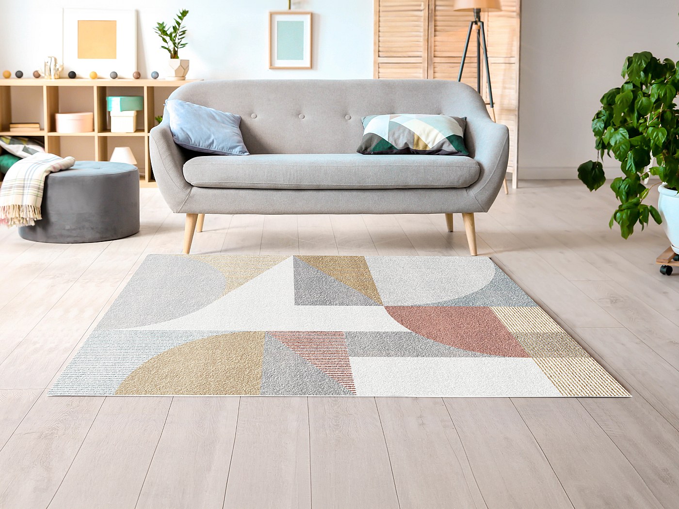 Tapete design com motivos abstratos 160x230 cm multicolor - ORION