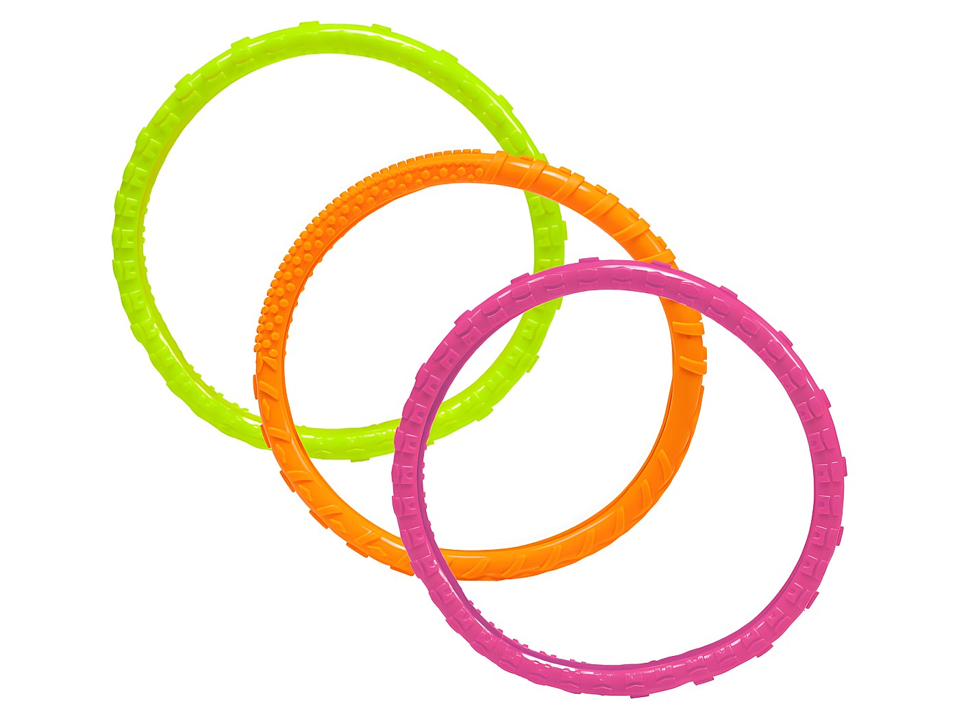 Toi-Toys - Splash Dive Rings Round, 3pcs. 67951A