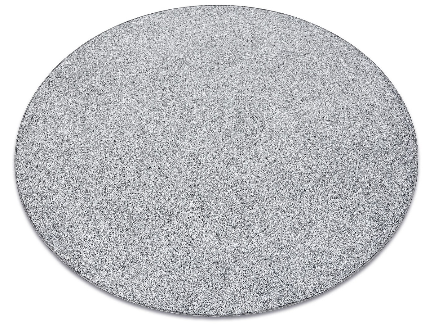 TAPIJT ROND EXCELLENCE grijskleuring 109, glad, melange cercle 133 cm