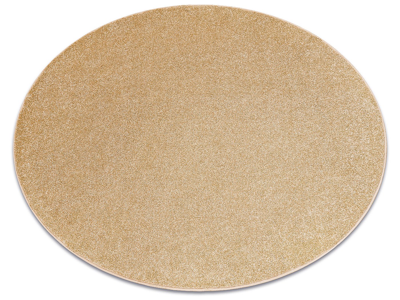TAPIJT ROND EXCELLENCE goud 511, glad, melange cercle 150 cm
