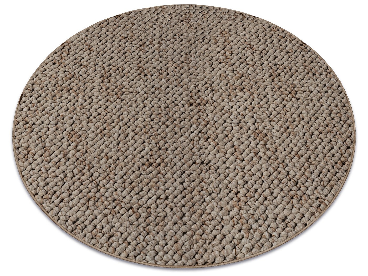 TAPIJT ROND CASABLANCA beige cercle 100 cm