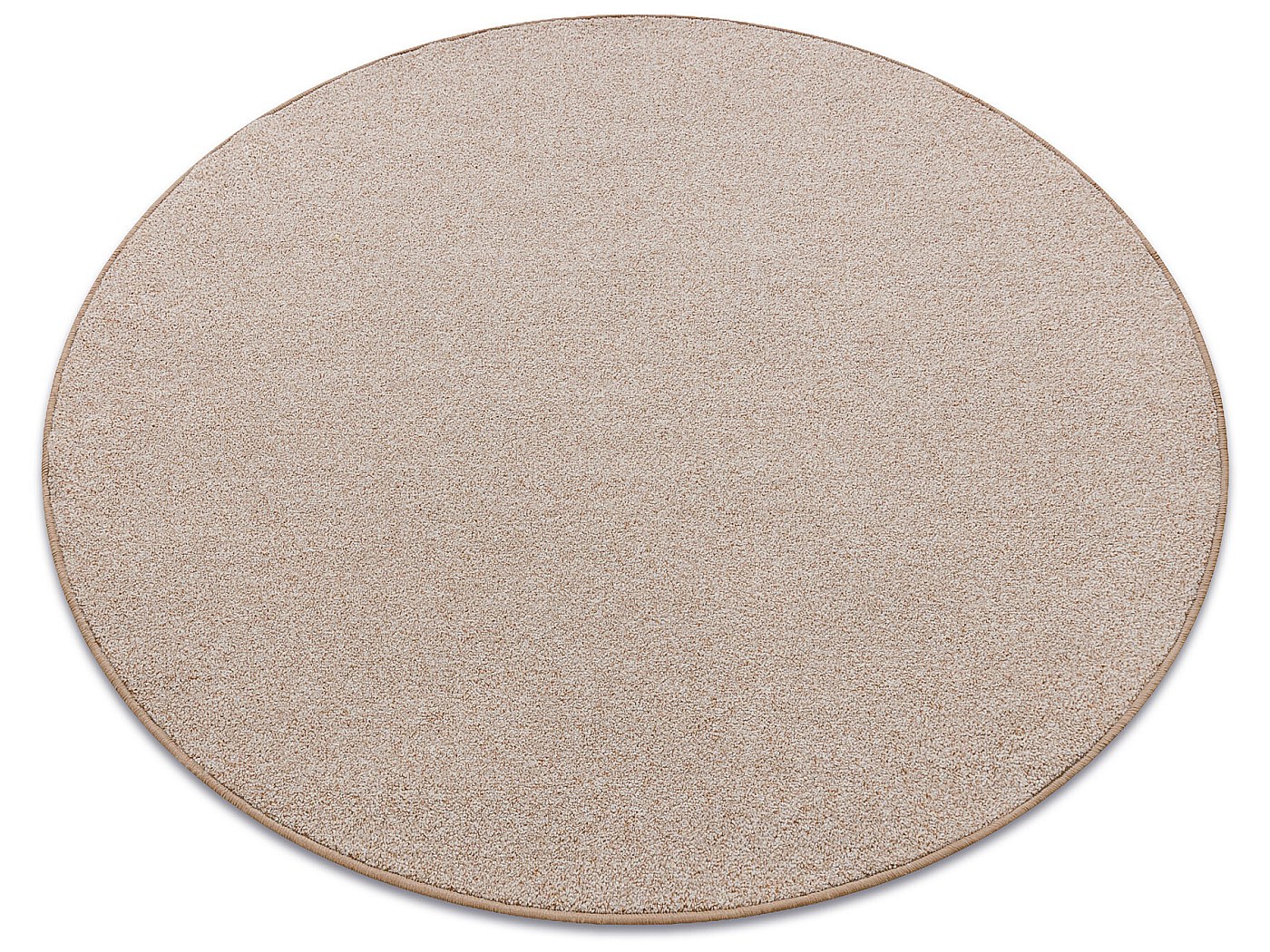 TAPIJT ROND MOORLAND TWIST beige cercle 170 cm