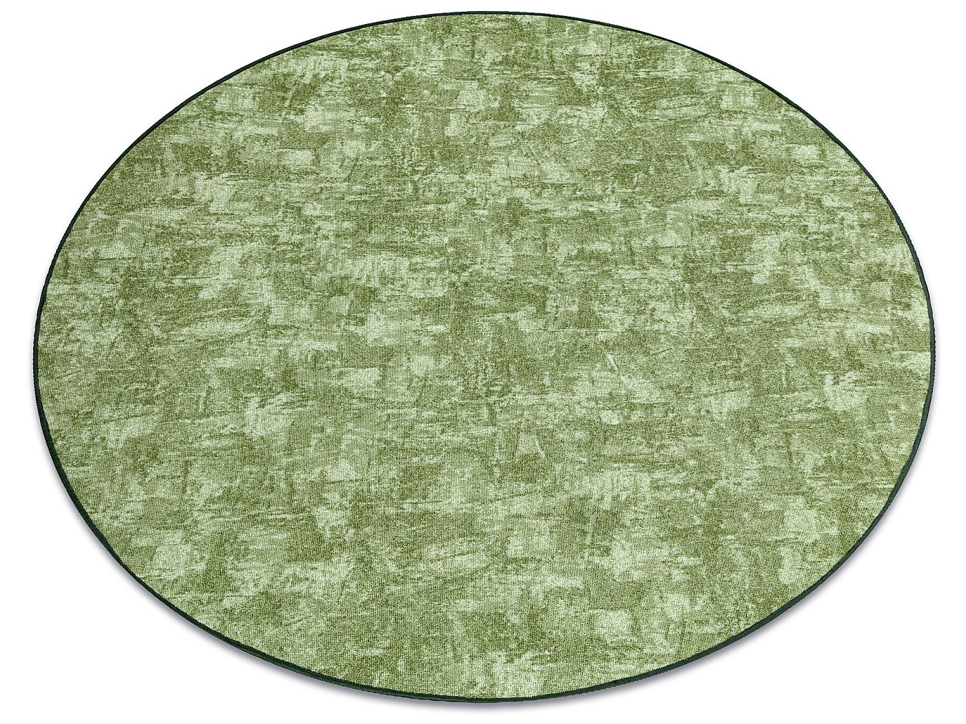 TAPIJT ROND SOLID groen 20 BETON cercle 170 cm