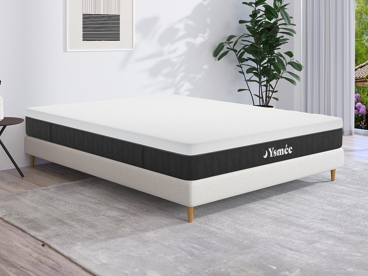 Matelas 180 x 200 cm king size Ressorts ensachés + Mousse de confort - CELESTRIA de Ysmée