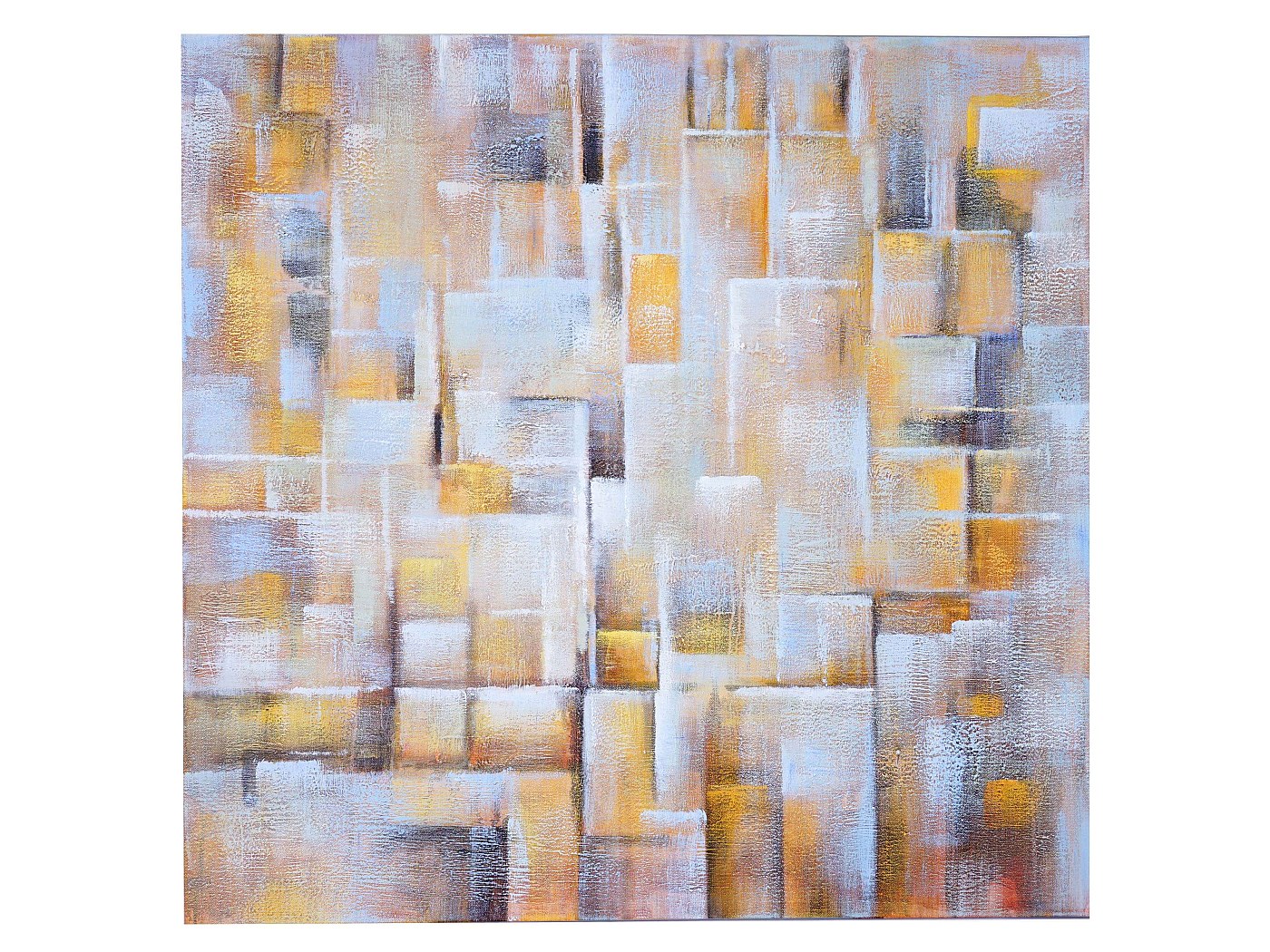 Peinture à l'huile Cubes peinte à la main