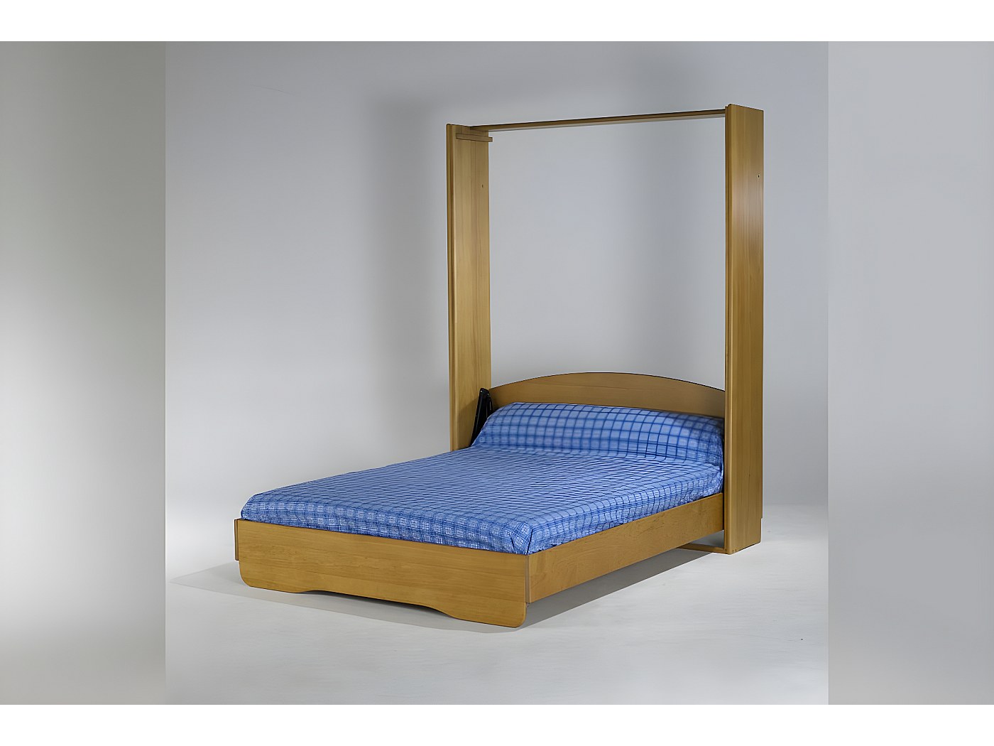 lit rabattable vertical 140x190 fidji - blanc uni