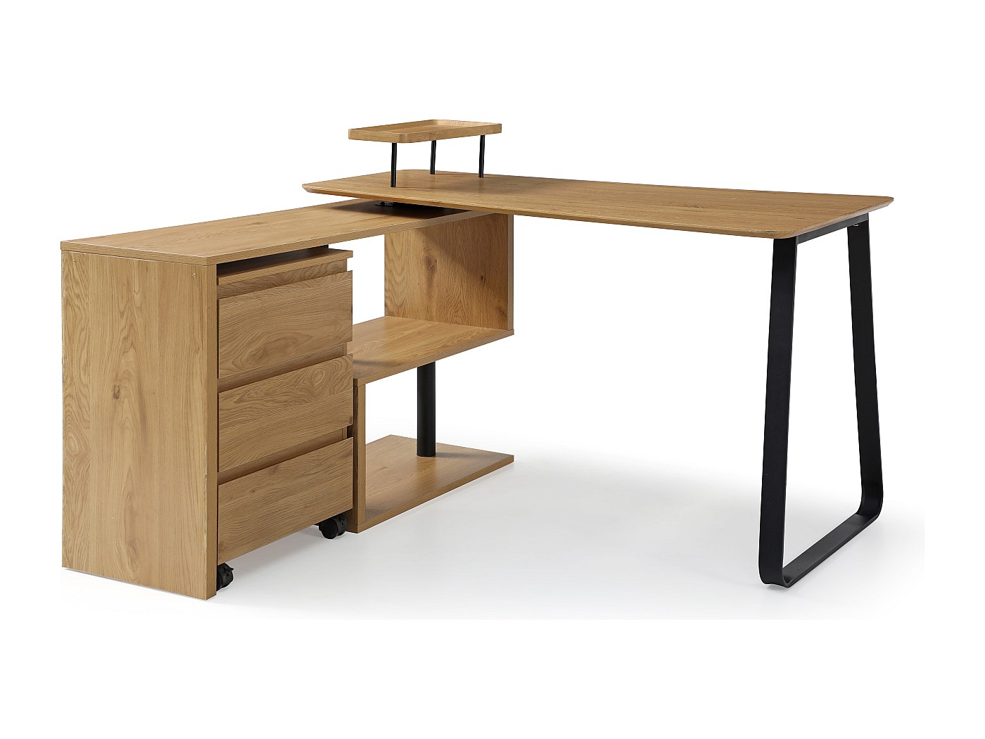 Bureau - MDF - Bruin - PLATIS