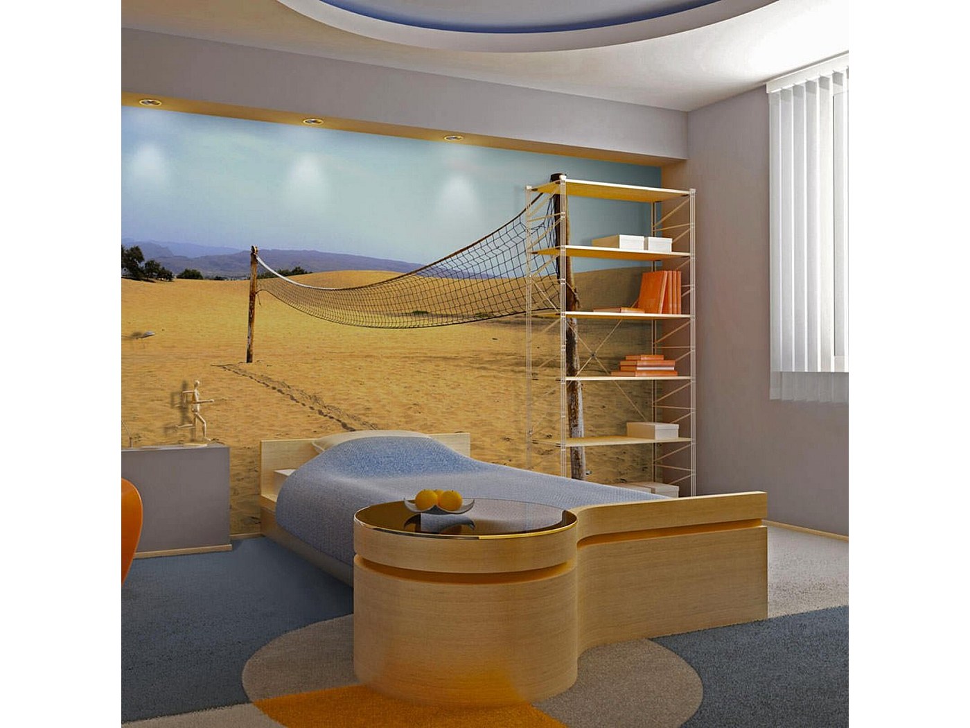 Papier peint volée sur sable - 300 x 230 cm