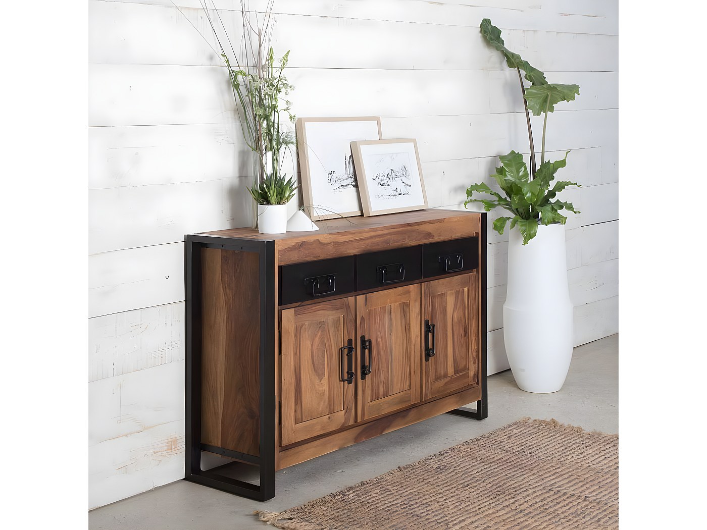 Buffet en bois d'acacia Havana