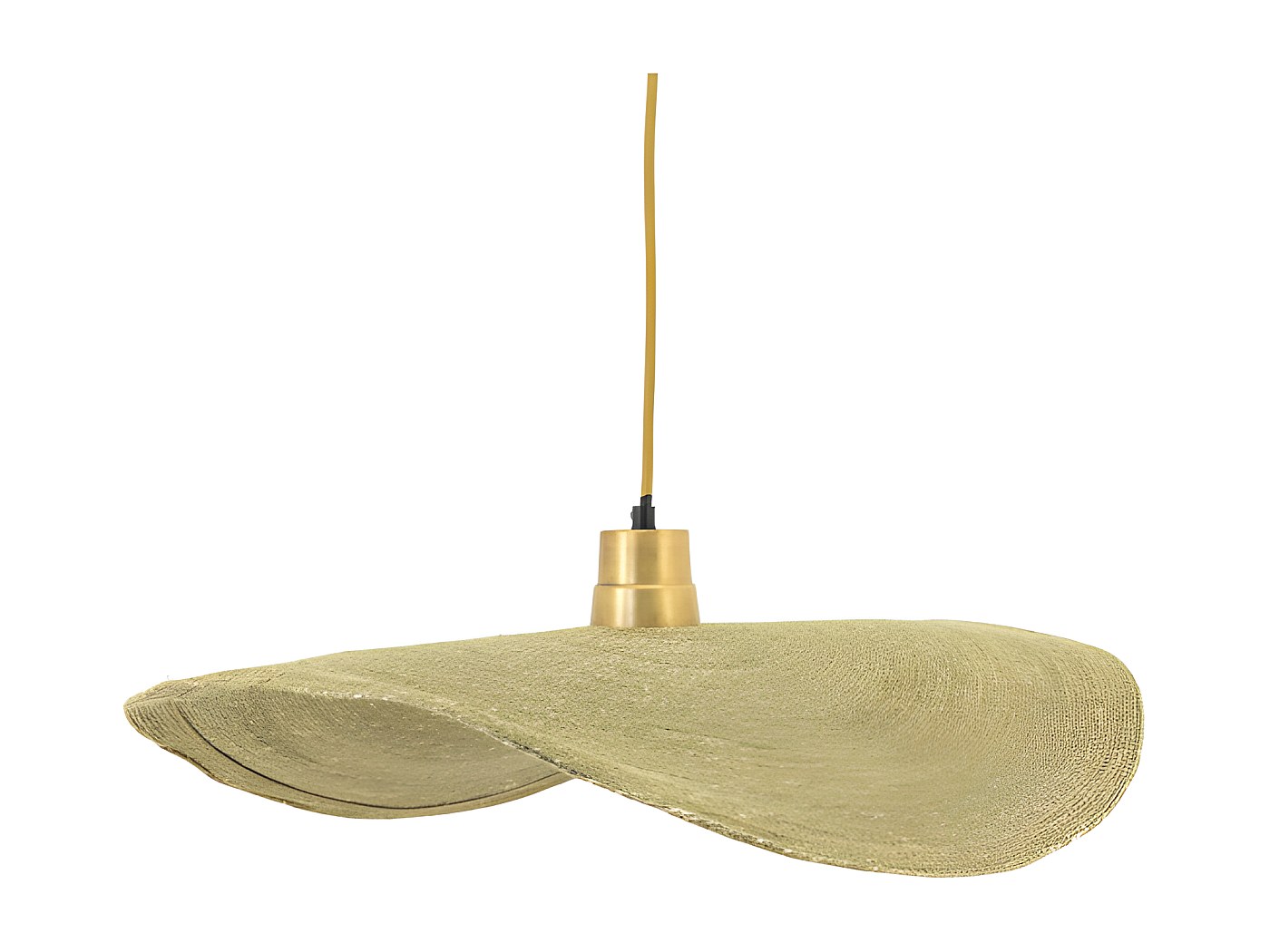 Sola - Suspension en corde et métal ø60cm - Couleur - Naturel