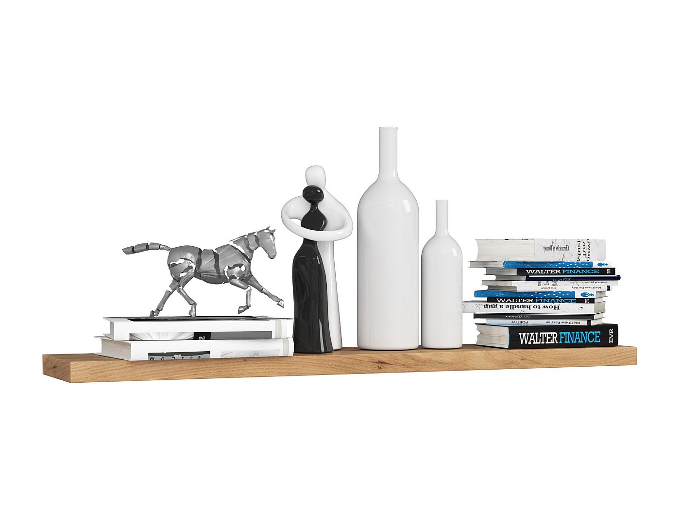 Zwevende Wandplank 100cm Sonoma Eiken - Modern Design voor Thuisdecoratie