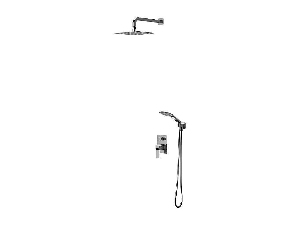 Colonne de douche SLIDE encastrable chrome
