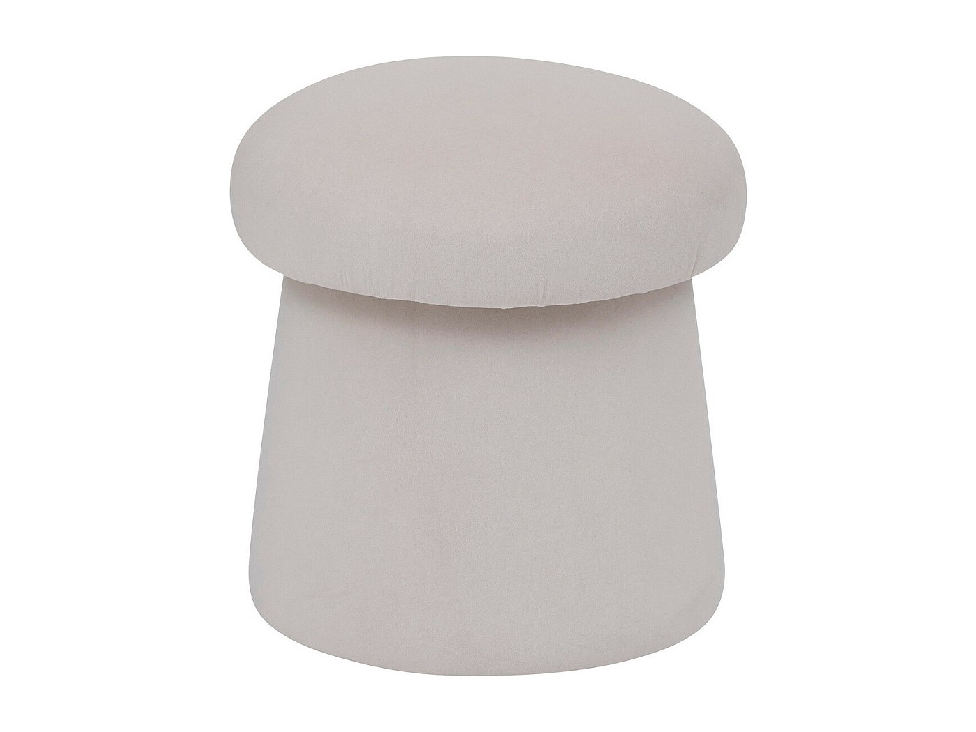 Puf Poliéster blanco 40x37x37cm