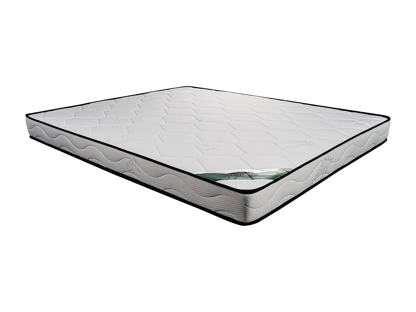 Matras 160 x 200 cm schuim tijk van bamboe, dikte 15 cm - KANANI van ...