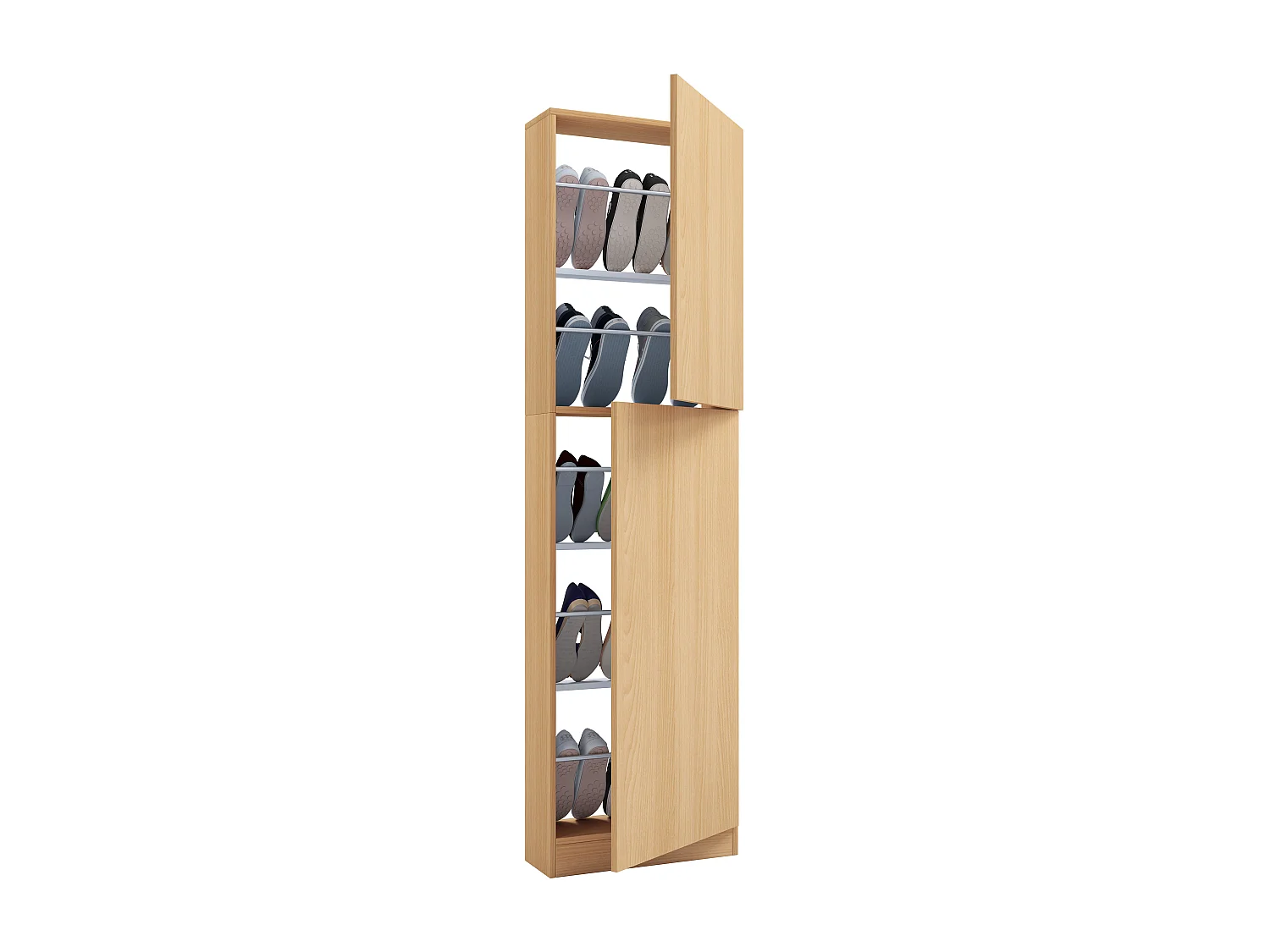 Holz Schuhschrank Schuhregal Fulisa XL
