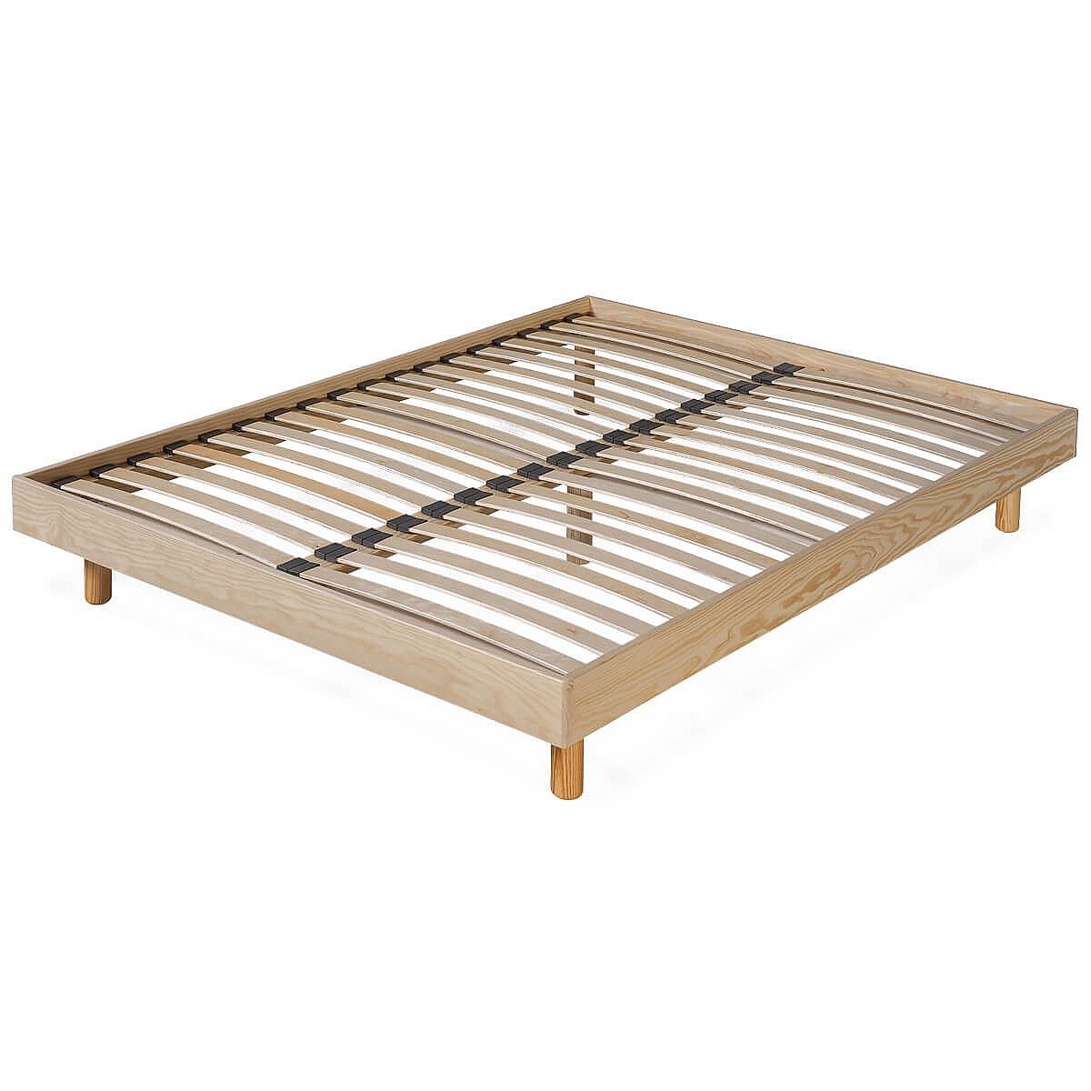 NEOKIT - Sommier Démontable 140x190 Naturel