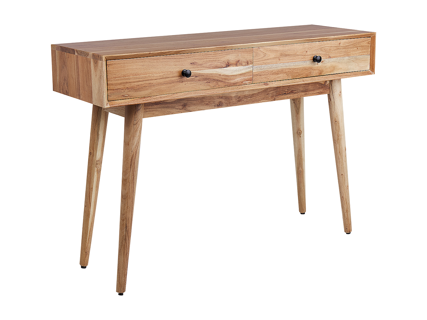 Consola 2 cajones de madera de acacia clara FULTON