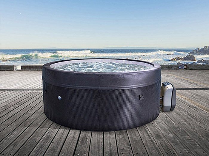 NETSPA - SP-VIP140B - NetSpa Vita 4 Plätze - Semi Rigid SPA - Rund - 4 ...