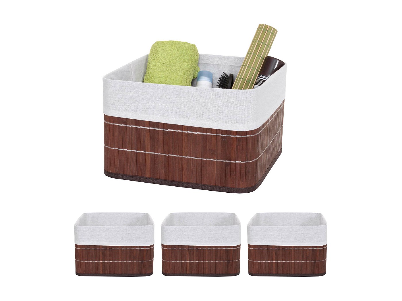 Cesto de arrumação MCW-C21 (conjunto de 4)