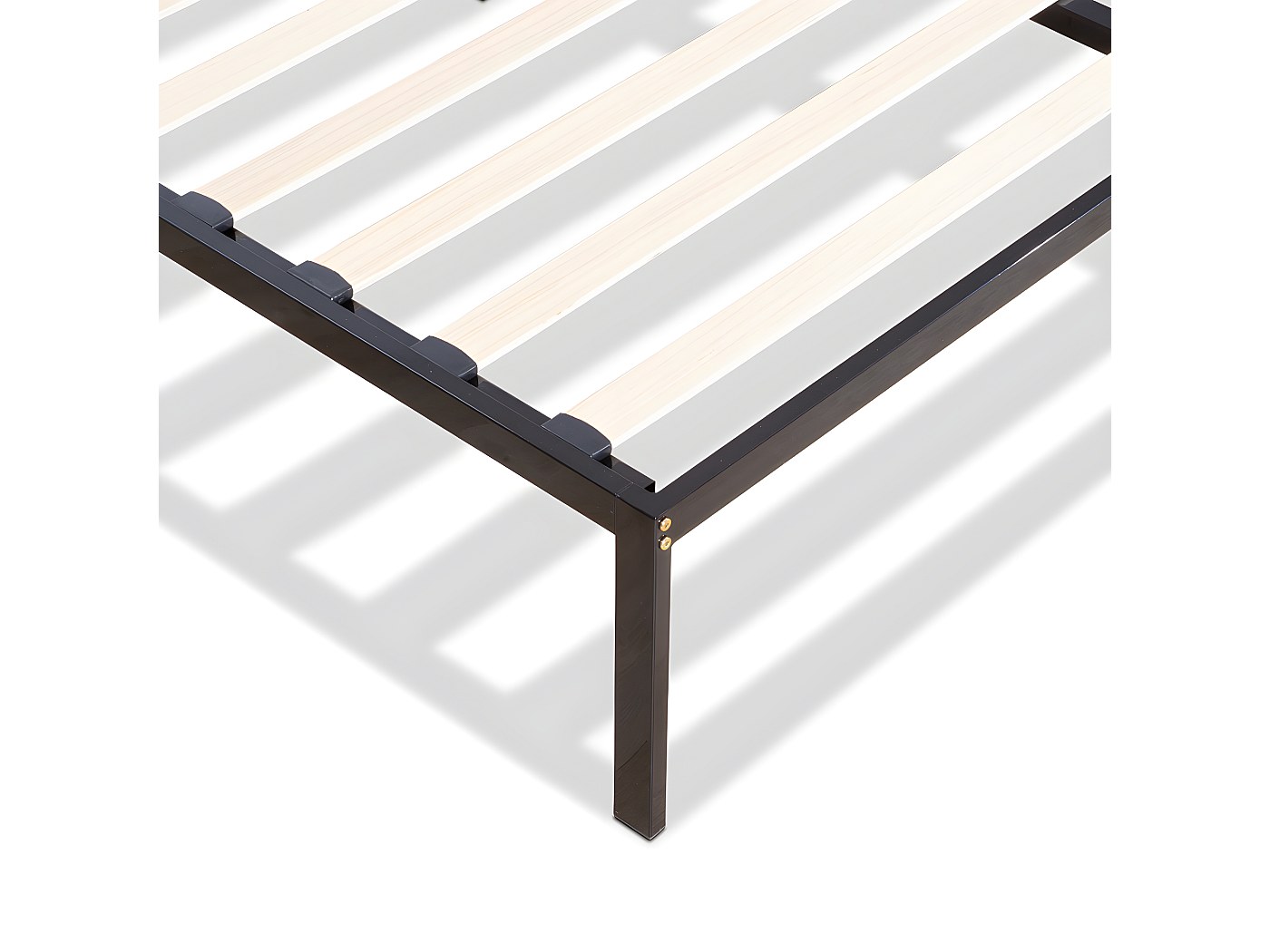 OLYMPE LITERIE | Sommier en métal avec tête de lit QUIETUDE 140x190 cm | Livré en kit