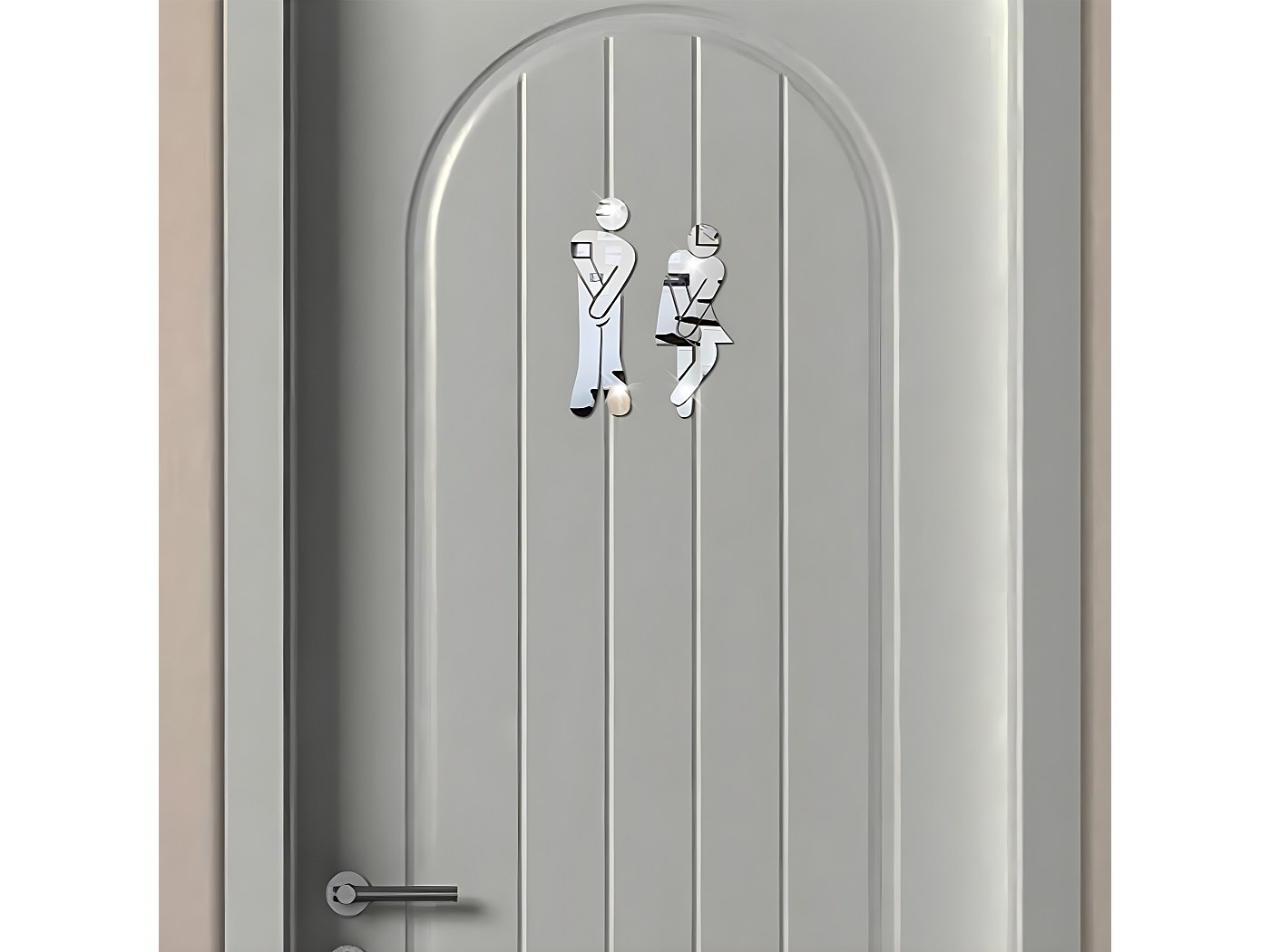 Stickers miroirs figures WC homme - femme - Autocollants stickers ...